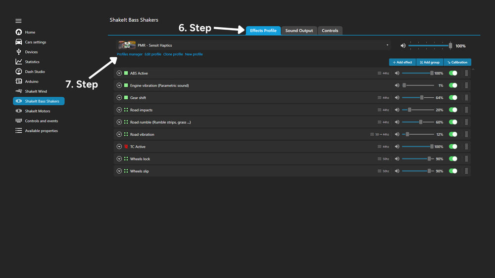 SimHub Setup – SensitHaptics